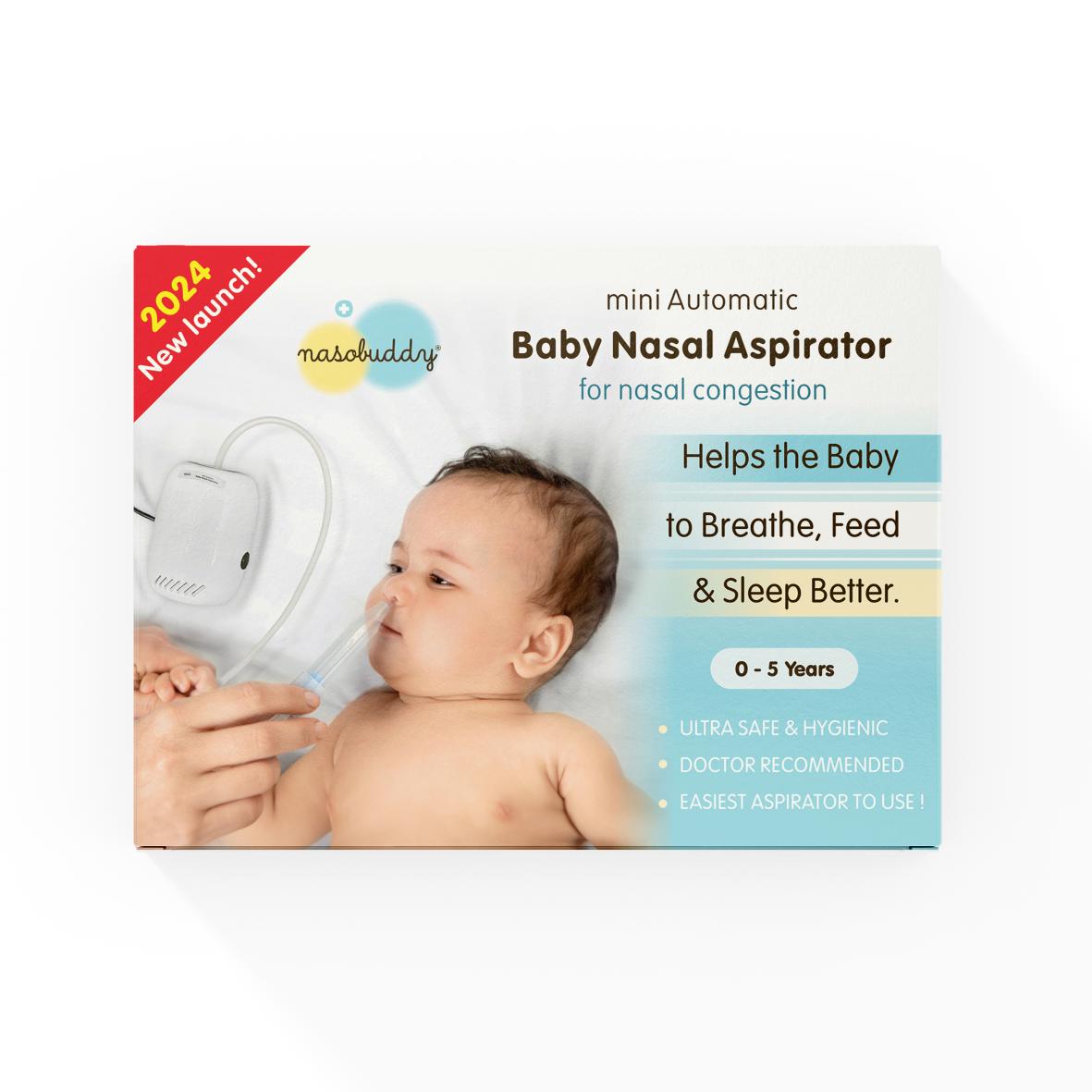 Nasobuddy mini Automatic Baby Nasal Aspirator for nasal congestion (0 ...